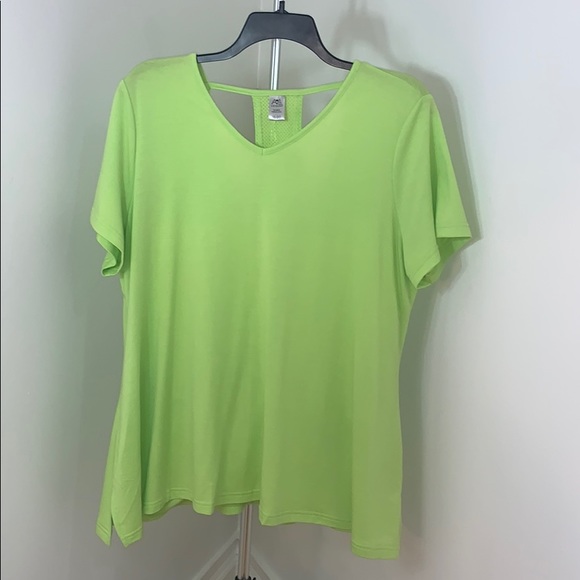 Avenue | Tops | New Womens Plus Size Activewear Top Neon Green | Poshmark